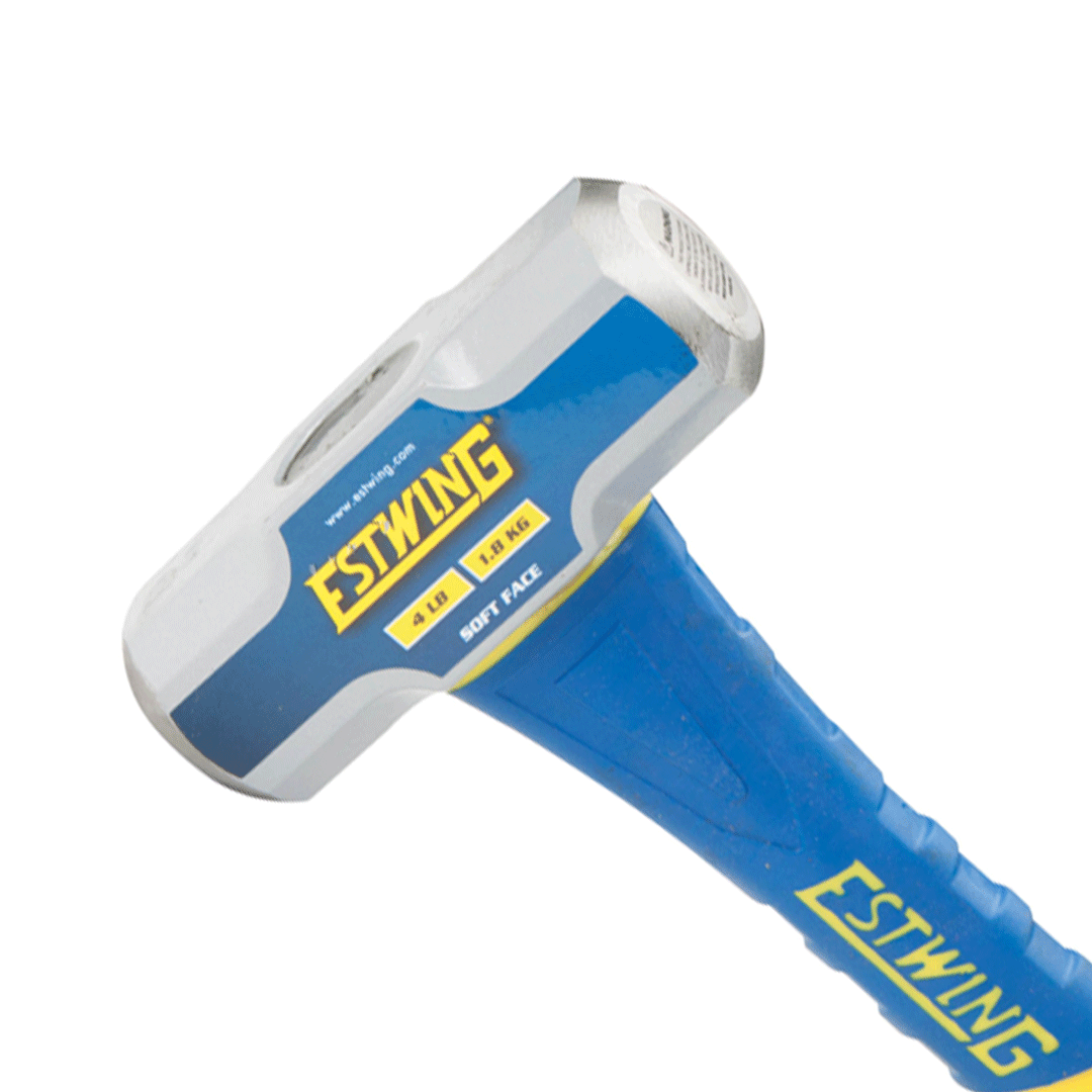 Estwing 4 lb. Soft Face Head, 16" Length Fiberglass Handle Sledge Hamm – Estwing Manufacturing ...